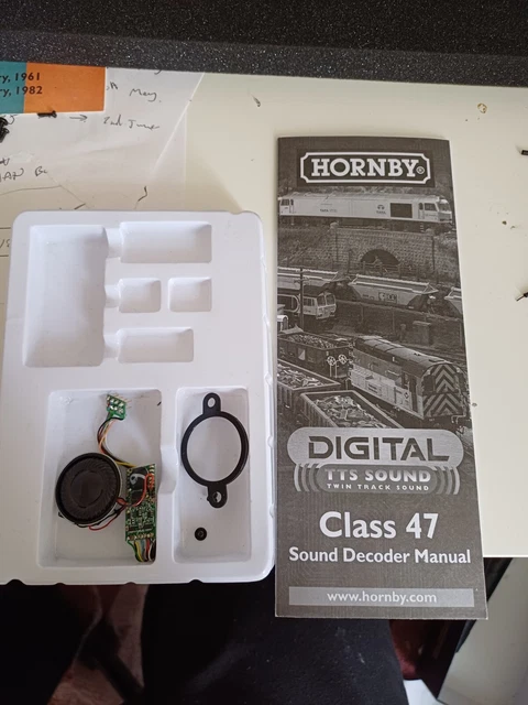 HORNBY TTX 8PIN DCC sound decoder for Class 47 removed from brand new ...