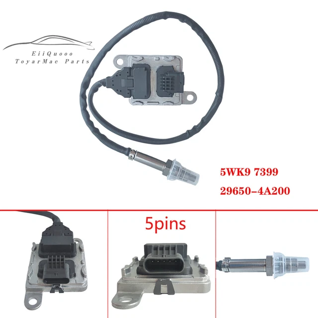 SENSOR DE ÓXIDO de nitrógeno NOX 29650-4A200 296504A200 5WK97399 SNS399 ...