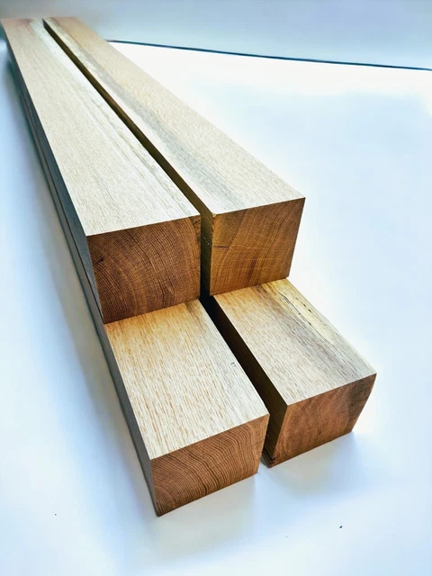 FRESH SAWN, SOLID European Oak Hardwood Timber 1200mm x 90mm x 90mm ...