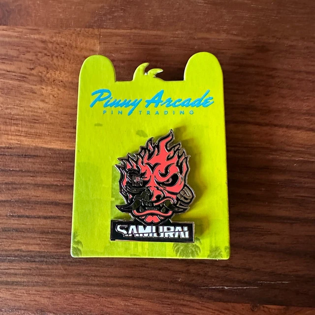 PINNY ARCADE PAX East 2024 Cyberpunk 2077 Samurai Pin CD Projekt Red ...