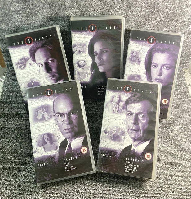 THE X-FILES - 5 VHS Video Box Set - Season 7 - Limited Edition ...