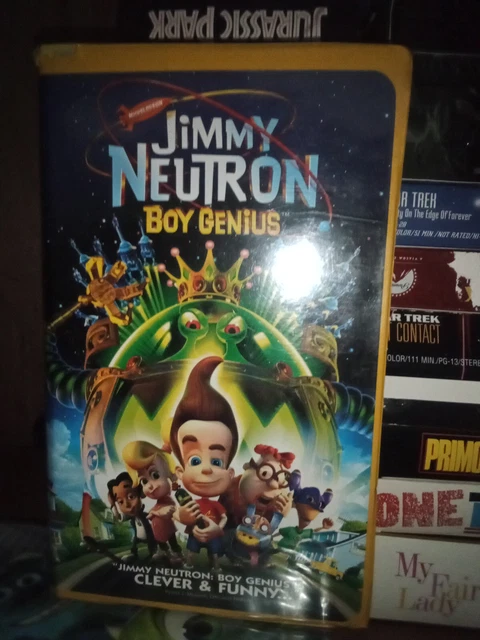 Nickelodeon Jimmy Neutron Boy Genius Clamshell Vhs Vtg 2001 Eur 576 1125
