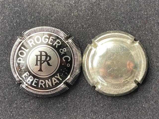 CAPSULE DE CHAMPAGNE "pol roger n°51 jéroboam acier et noir " côte de ...