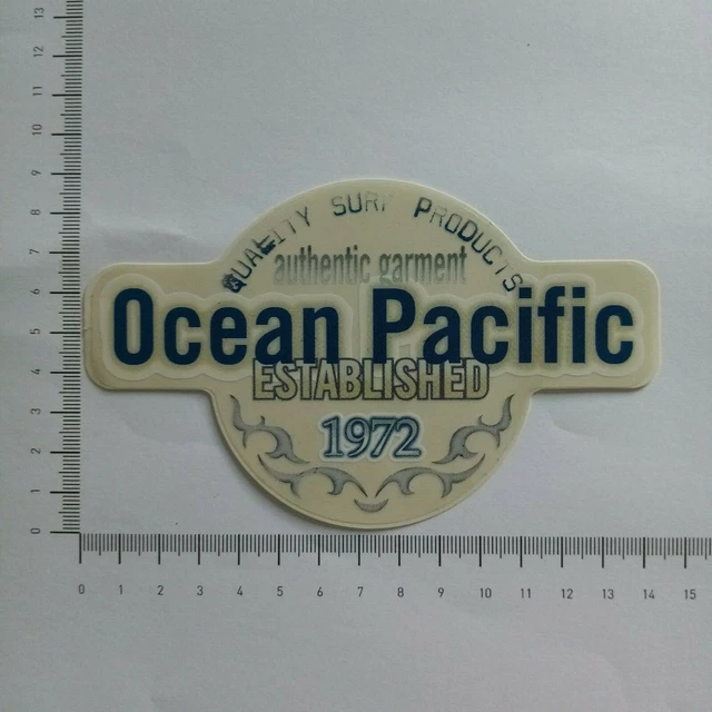 ADESIVO STICKER OCEAN Pacific Vintage & Rare Raro Surfboard Skateboard ...