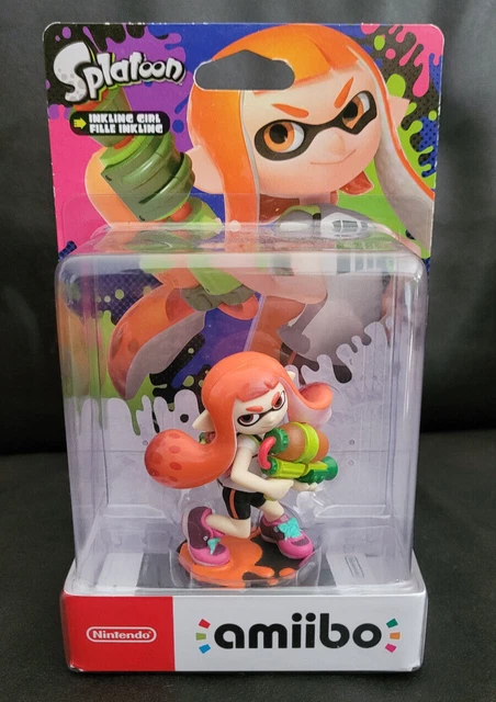 NEUF AMIIBO NINTENDO Inkling Girl orange fille Splatoon EUR 9,90 ...