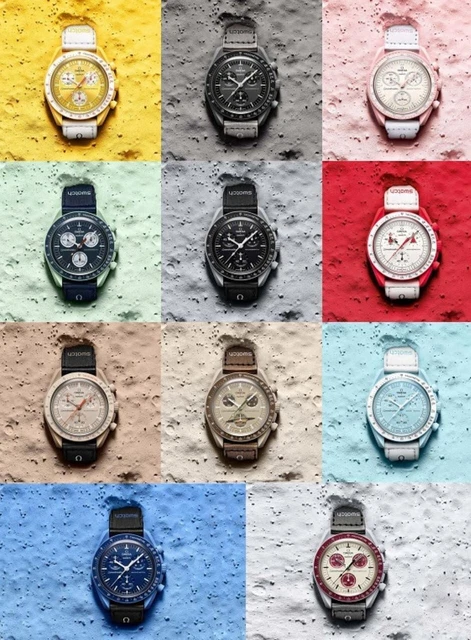 OMEGA X SWATCH MoonSwatch BIOCERAMICA MOONSWATCH Collezione Valutato ...