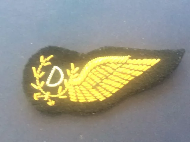MADE UP WW2 Embroidered British Flying Badge RAF WING Patch Brevet D ...