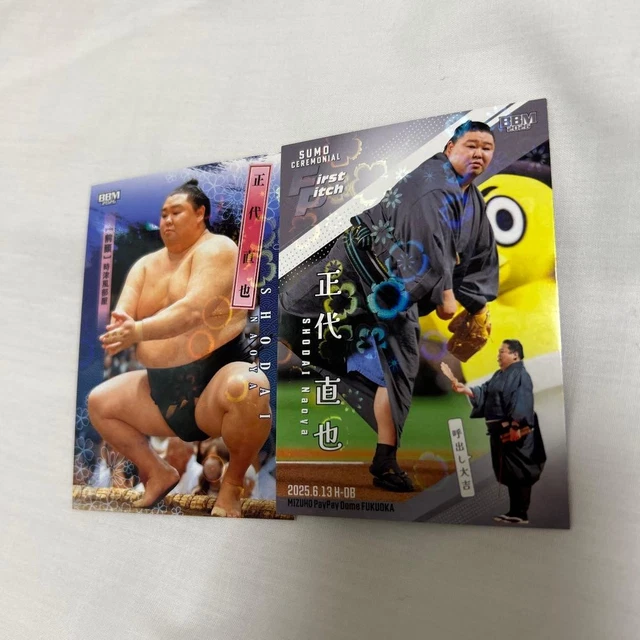 SHO-DAI BBM 2026 Sumo Wrestling Card Set Glitter Appearances £42.48 ...