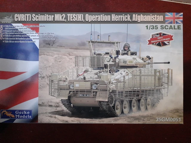 GECKO MODELS 1/35 Scale British Army Cvr(T) Scimitar Mk2, Tes(H ...