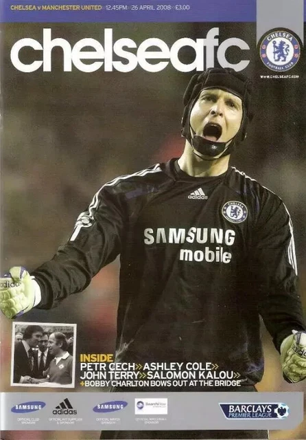 CHELSEA V MANCHESTER UNITED 2007/08 Premiership MATCHDAY PROGRAMME £2. ...