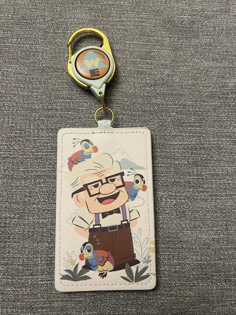 LOUNGEFLY DISNEY PIXAR UP Carl Russel Kevin Retractable Lanyard ID ...