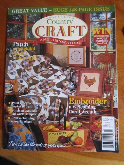 MAGAZINE AUSTRALIAN COUNTRY Craft & Decorating Vol. 13 No. 9 Great **** Must See EUR 1,21 ...