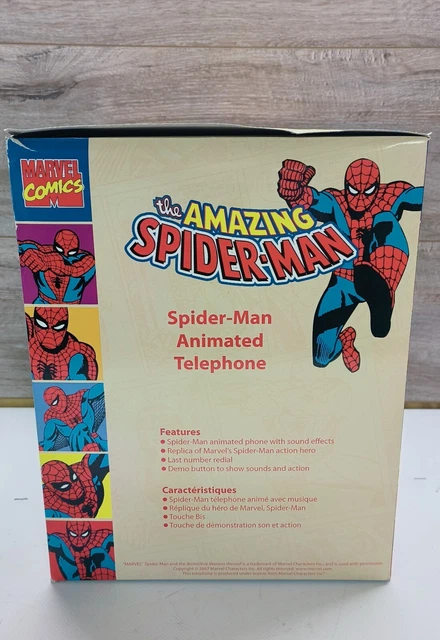 THE AMAZING SPIDER-MAN 2007 Marvel Comics Animated Telephone ...