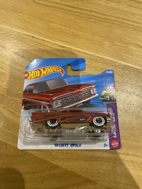 HOT WHEELS 59 Chevy Impala Layin Low 2026 Short Card £4.90 - PicClick UK