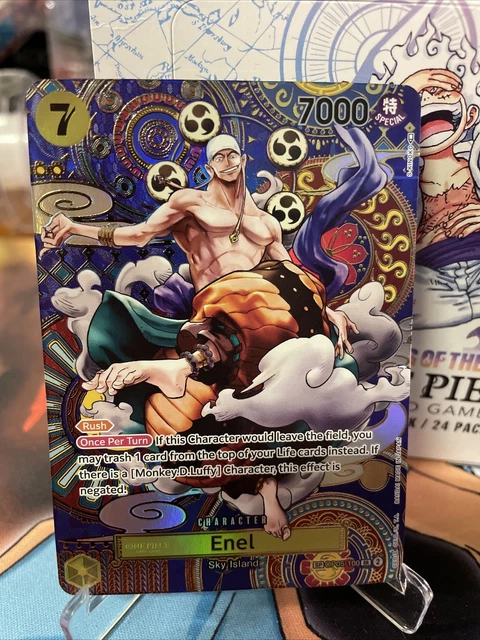 ONE PIECE TCG - Enel SP OP05-100 SR - Alternate Art - Awakening Of The New Era $100.00 - PicClick AU
