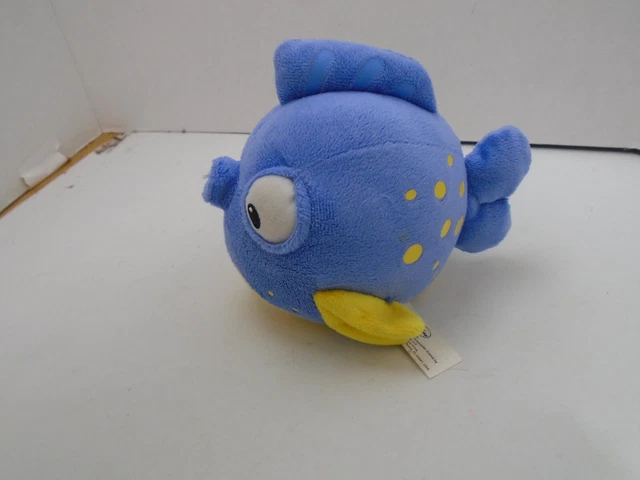 WALT DISNEY PLUSH Doc McStuffins Squeakers the Fish Blue 6" Stuffed ...