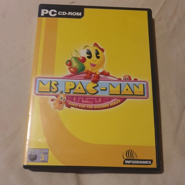MS. PAC-MAN: QUEST for the Golden Maze - Windows PC - Complete - CD-ROM ...