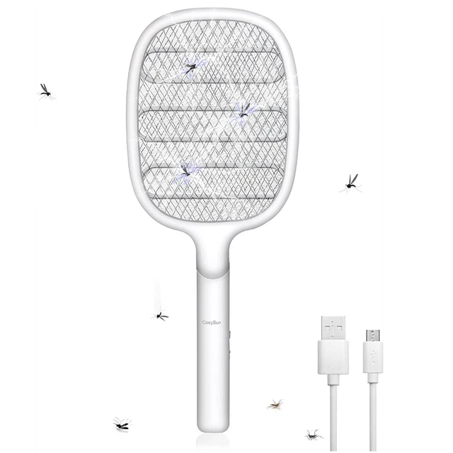 ELECTRONIC FLY INSECT Racket Zapper Killer Swatter Bug Mosquito Insekt ...