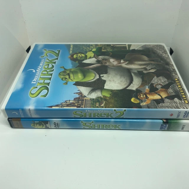 SHREK (DVD, TWO-DISC Special Edition) & Shrek 2 (DVD, Widescreen ...