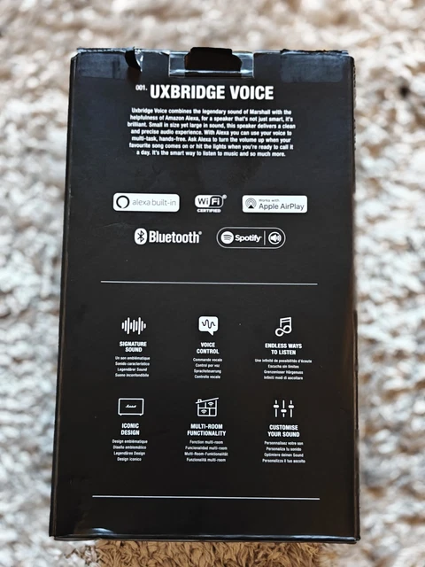 GENUINE MARSHALL UXBRIDGE WiFi Alexa Smart Speaker £125.50 - PicClick UK