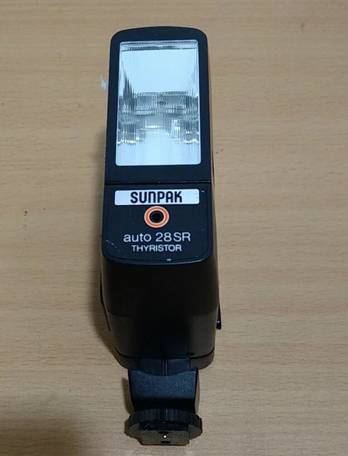 SUNPAK AUTO 28 SR Thyristor Camera Flash Vintage Collectable £8.97 - PicClick UK