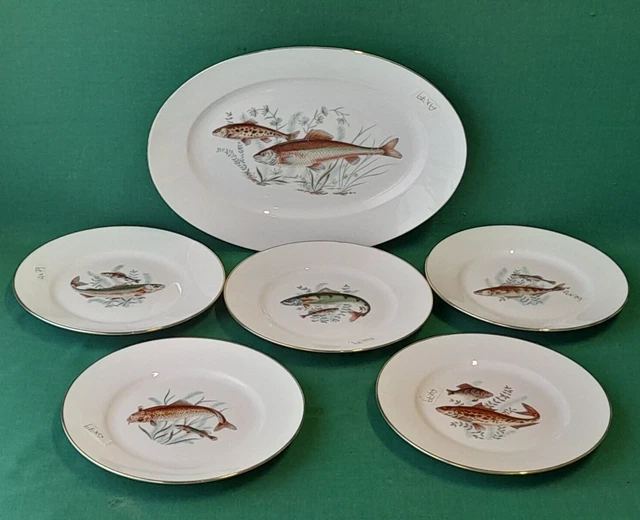 SERVIZIO PIATTI DA Pesce Porcellana Bavaria Mai Usao EUR 25,00 ...