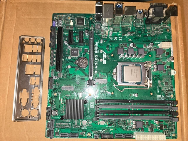 ASUS PRIME Q270M-C Intel 6th 7th Gen Motherboard + Intel Core i7 6700 ...