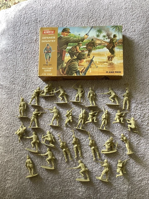 AIRFIX TOY SOLDIERS Boxed Japanese Infantry 1/32 Scale WW2. Complete set (29) £10.50 - PicClick UK