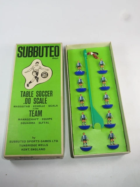 RARE VINTAGE SUBBUTEO HW TABLE SOCCER 33 Bishop Auckland Type 6 Box £47.99 - PicClick UK