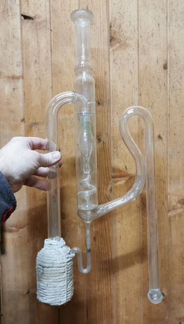 GRAND USTENSILE ANCIEN Laboratoire Verre Pyrex PAUL PIGNAT , cabinet ...