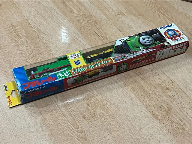 TOMY TRACKMASTER PLARAIL Percy the Green Engine W/ Original Box $75.00 ...