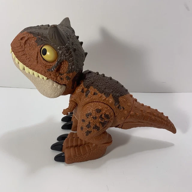MATTEL JURASSIC WORLD Camp Cretaceous Carnotaurus Toro Dinosaur 7" Toy ...