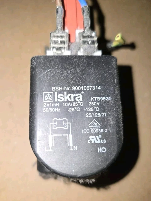 ISKRA KONDENSATOR ENTSTÖRFILTER BSH 9001067314 Netzfilter für Bosch Siemens EUR 18,90 - PicClick DE