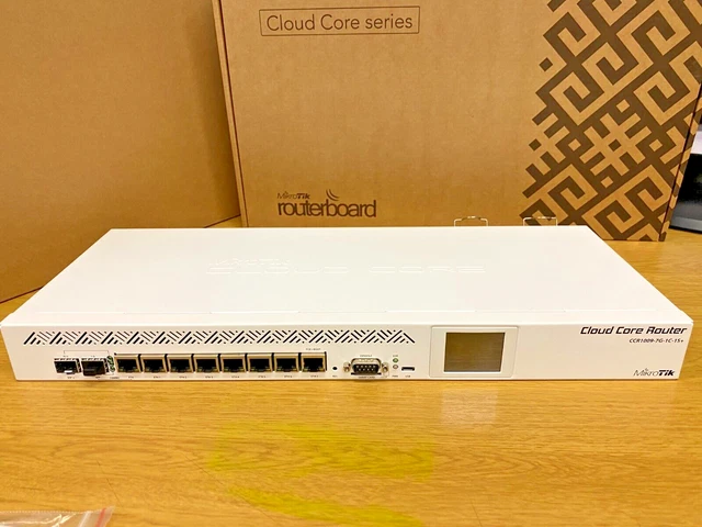 MIKROTIK CCR1009-7G-1C-1S+ CLOUD Core Router $299.00 - PicClick