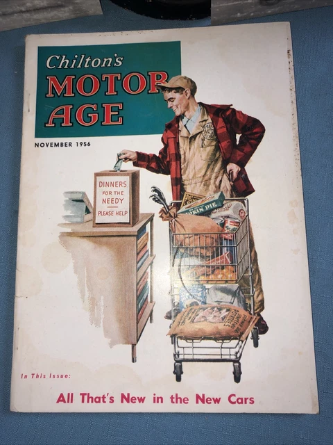 ANTIQUE 1956 CHILTON’S Motor Age Automotive Magazine Faster Hot Rod ...