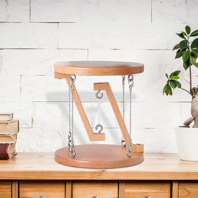 TENSEGRITY STRUCTURE PLANT Stand,Floating Wooden Table Anti Gravity ...