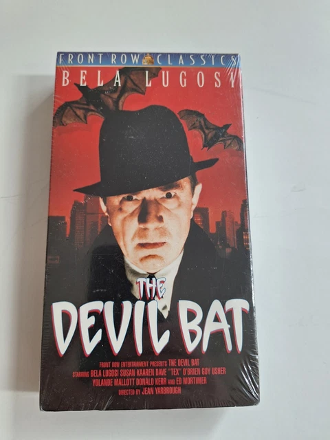 THE DEVIL BAT - Bela Lugosi - VHS New Sealed 1940 Vintage Horror Black ...
