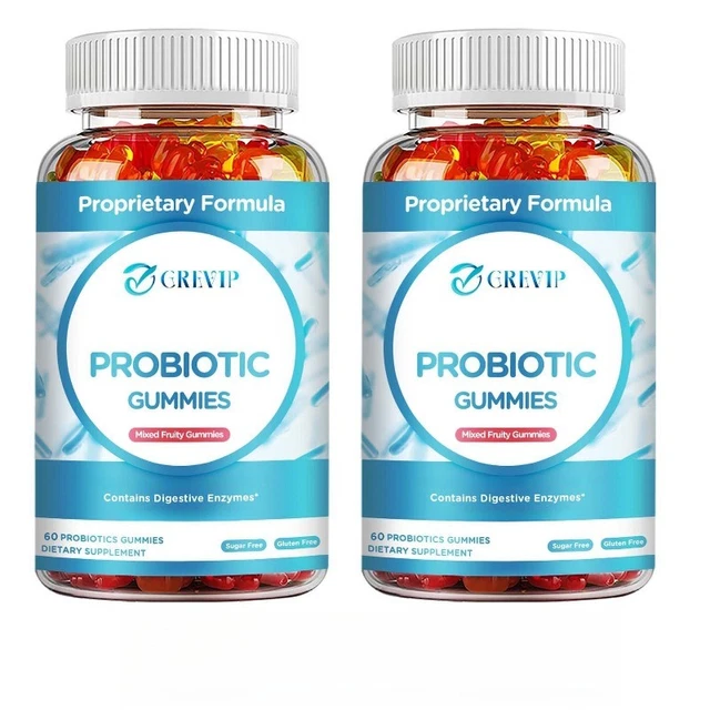 PROBIOTICS GUMMIES - with Calcium - Gluten-Free, Vegan - 2 Bottles £37. ...