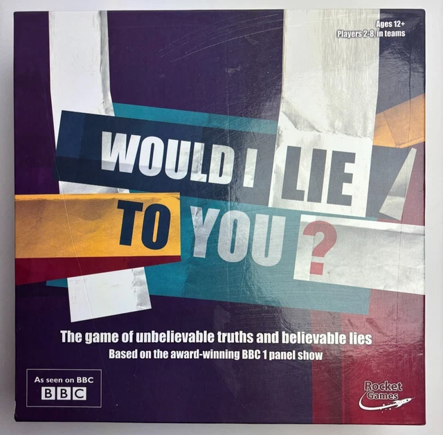 WOULD I LIE to You Board Game Checked & Complete including Rules £9.95 ...