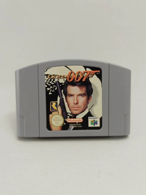 GOLDENEYE 007 NINTENDO 64 N64 Gioco Ufficiale Eur Uk Pal *Solo Carrello ...
