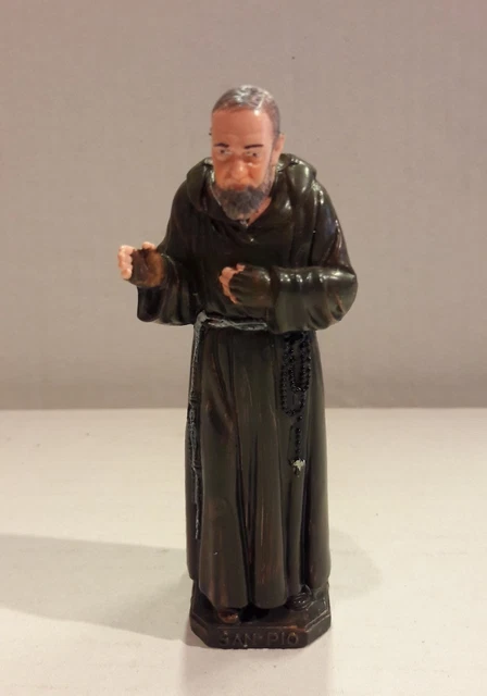 STATUE DE SAN Pio De Pietrelcina CM 12 IN Résine EUR 6,79 - PicClick FR