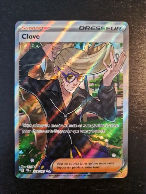 CARTE POKÉMON CLOVE full art 227/091 ultra rare EV4.5 destinées de ...