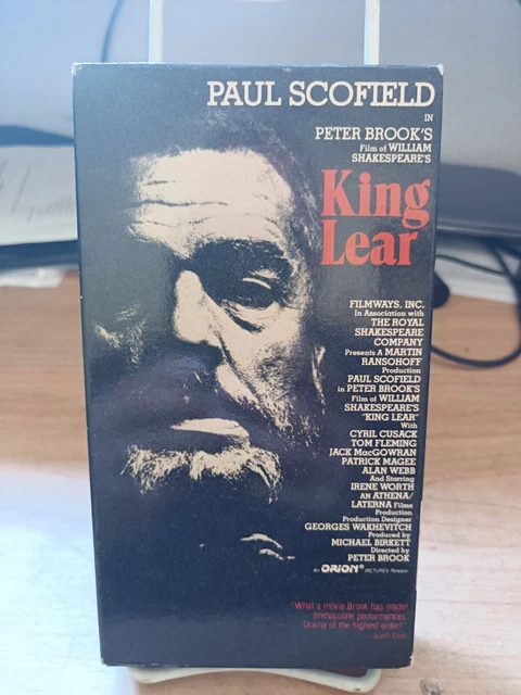 KING LEAR PAUL Scofield VHS 1998 RARE OOP MINT NON EX-RENTAL £18.03 - PicClick UK