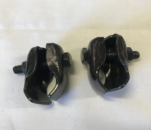 FORD 1928-31 MODEL A Front License Plate Clamps Black $20.00 - PicClick AU