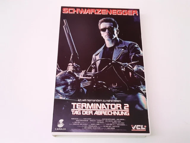 TERMINATOR 2 TAG der Abrechnung VHS German PAL VCL Video Arnold ...