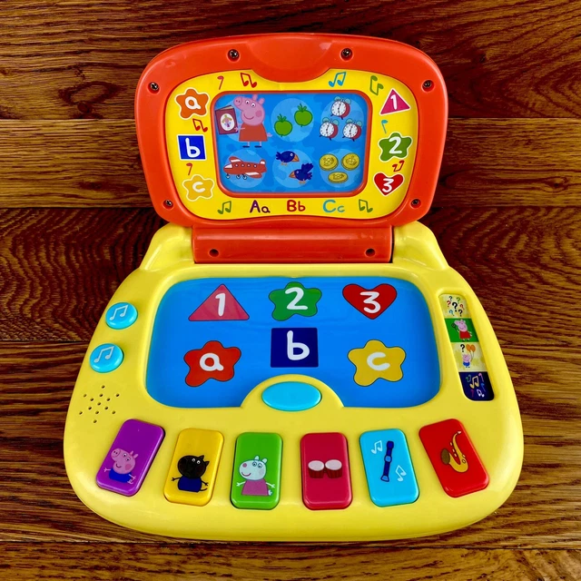 PEPPA PIGS LAUGH & Learn Laptop Letters Numbers Educational Electronic ... PEPPA PIGS LAUGH & Learn Laptop Letters Numbers Educational Electronic ...