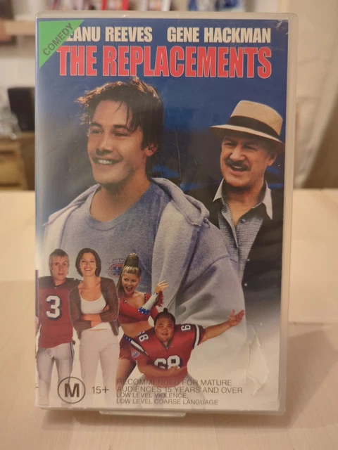 THE REPLACEMENTS VHS Keanu Reeves Gene Hackman $10.00 - PicClick AU