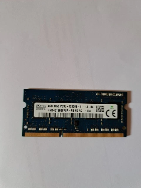 RAM MEMORIA SK HYNIX 4gb 1Rx8 PC3L-12800S HMT451S6AFR8A 11-13-B4 SODIMM 1523 EUR 4,99 - PicClick IT