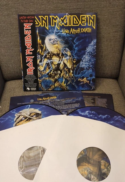 IRON MAIDEN - Live After Death Picture Disc 2-LP Vinyl 2013 Gatefold ...