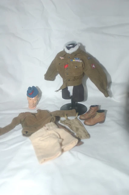1/6 SCALE WW2 British / French Airborne 1st SAS desert uniform lot £25. ...